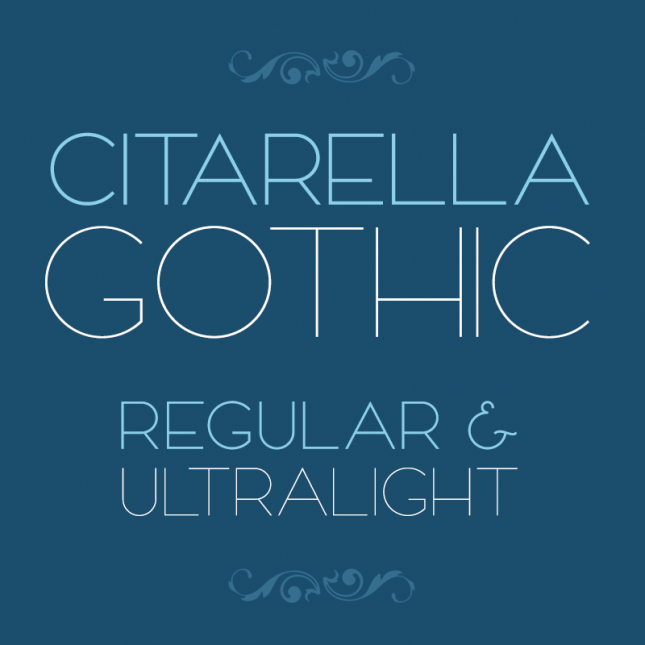 Citarella Gothic Regular | [d]online